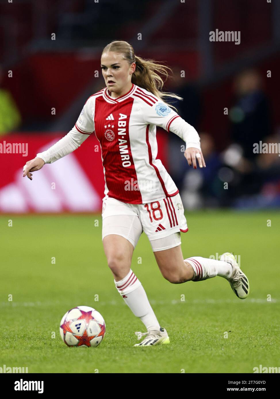 AMSTERDAM - Milicia Keijzer of Ajax during the UEFA Women's Champions ...