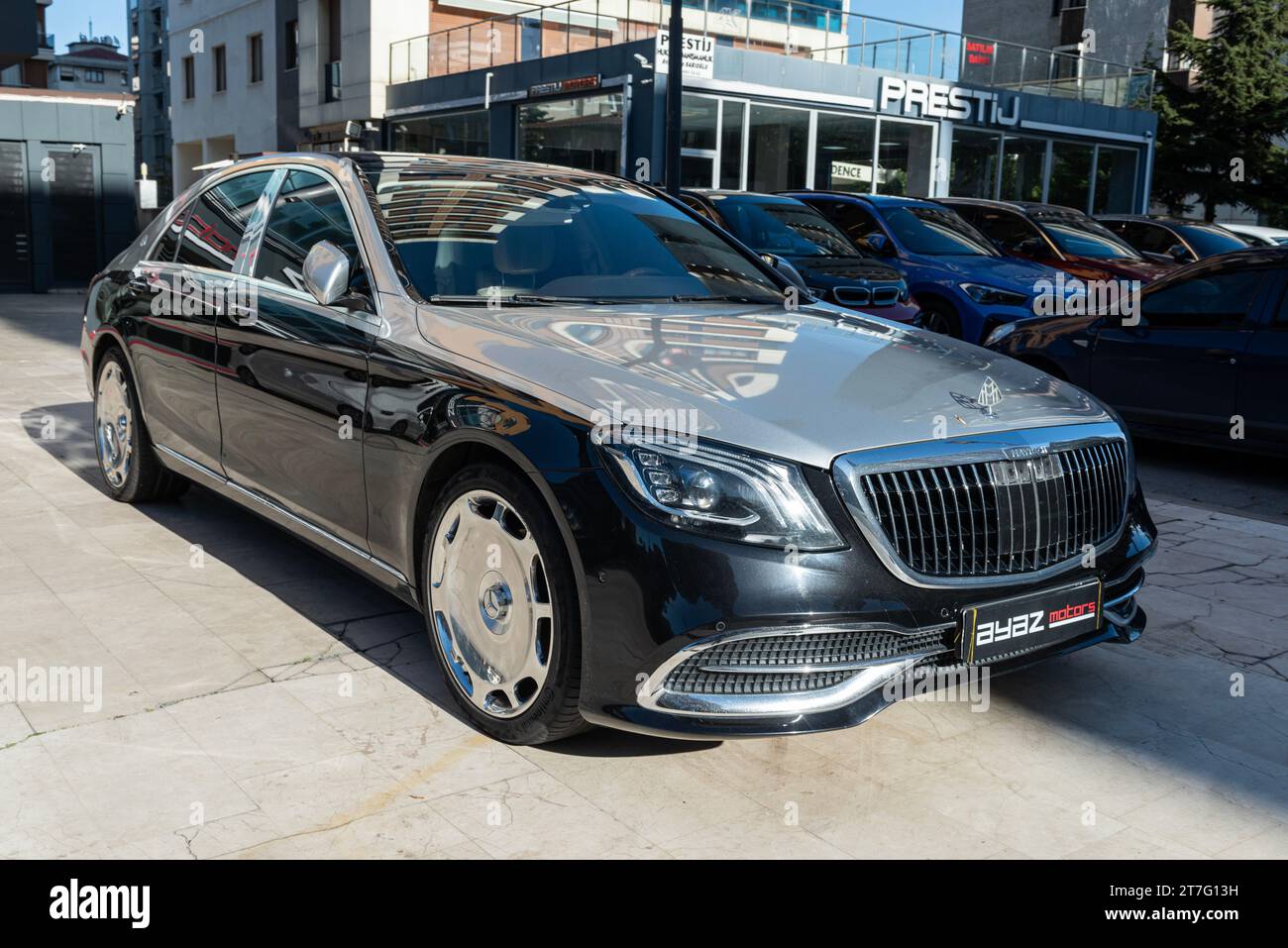 ISTANBUL, TURKEY - NOVEMBER 12, 2023: The New Mercedes S-Class Maybach ...