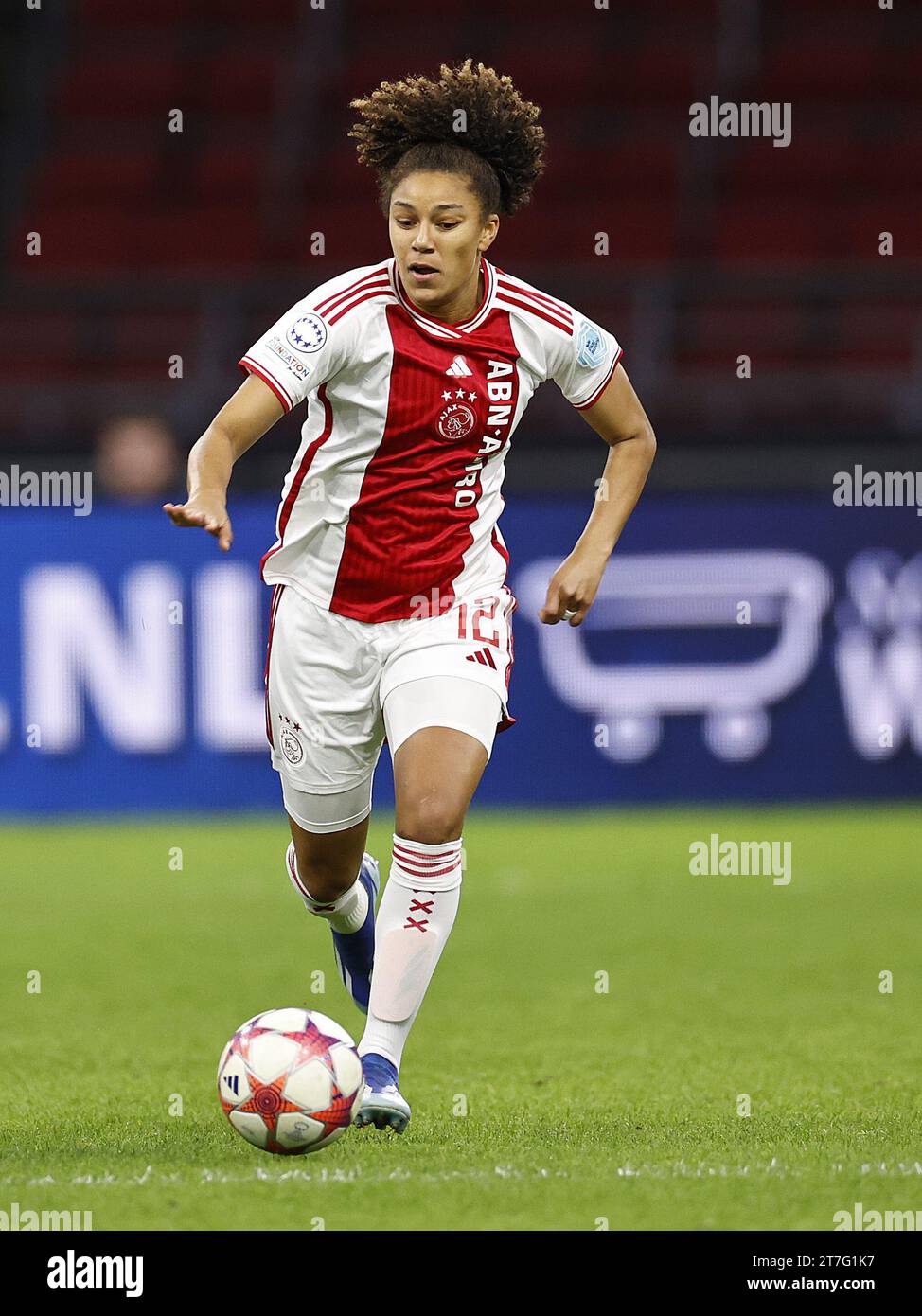 AMSTERDAM - Isabelle Hoekstra of Ajax during the UEFA Women's Champions ...