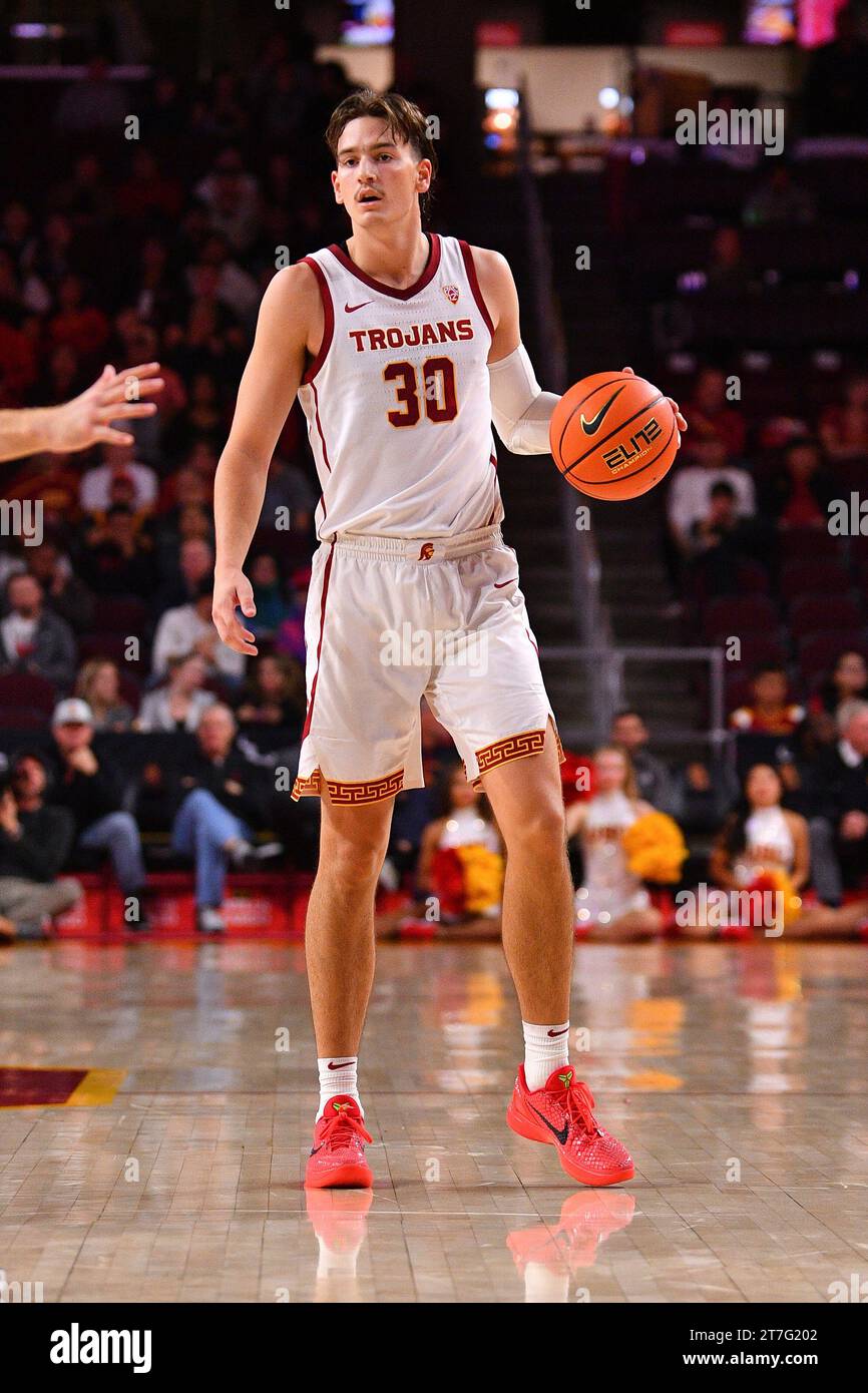 LOS ANGELES, CA - NOVEMBER 14: USC Trojans forward Harrison Hornery (30 ...