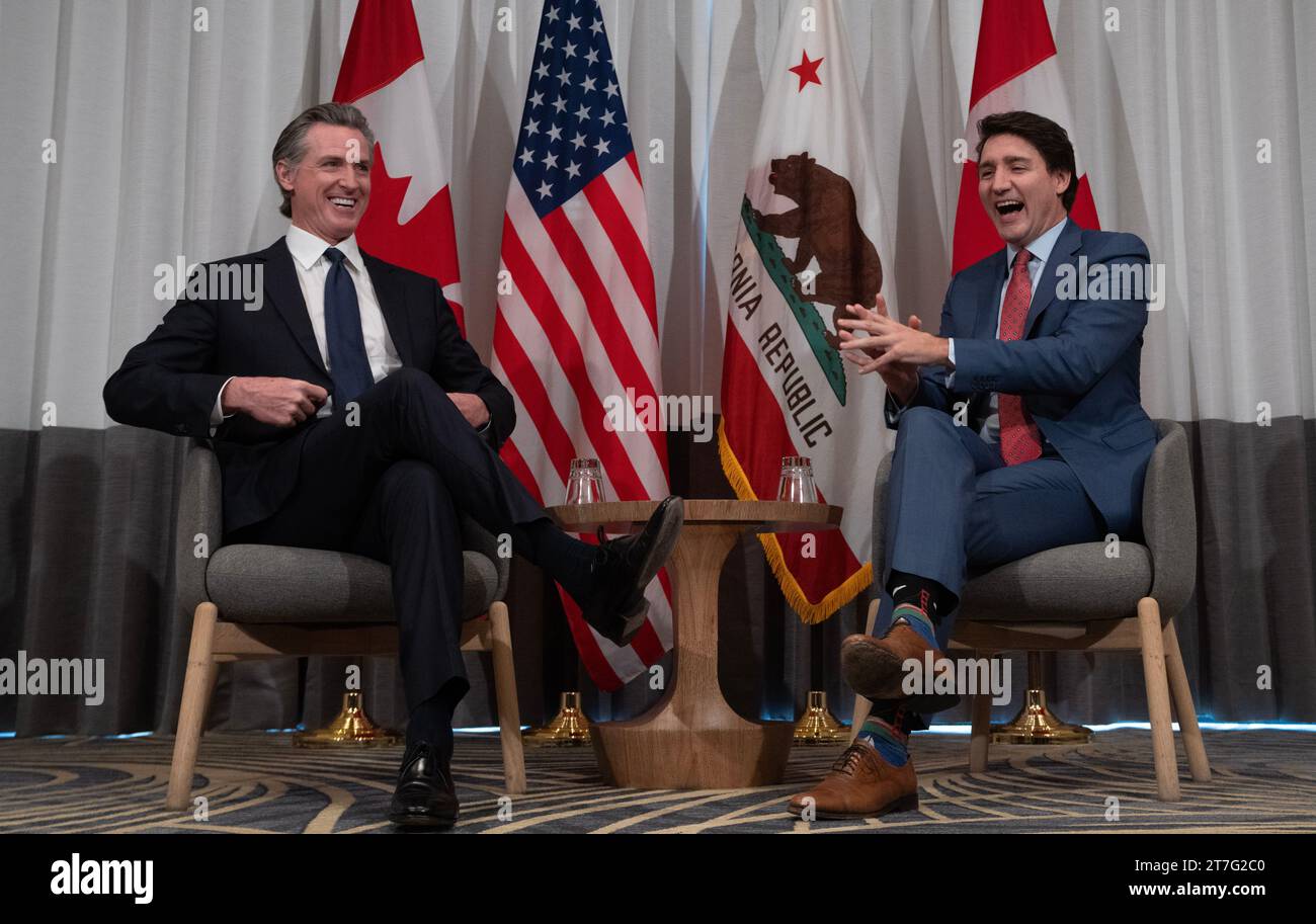San Francisco, United States. 15th Nov, 2023. Prime Minister Justin ...