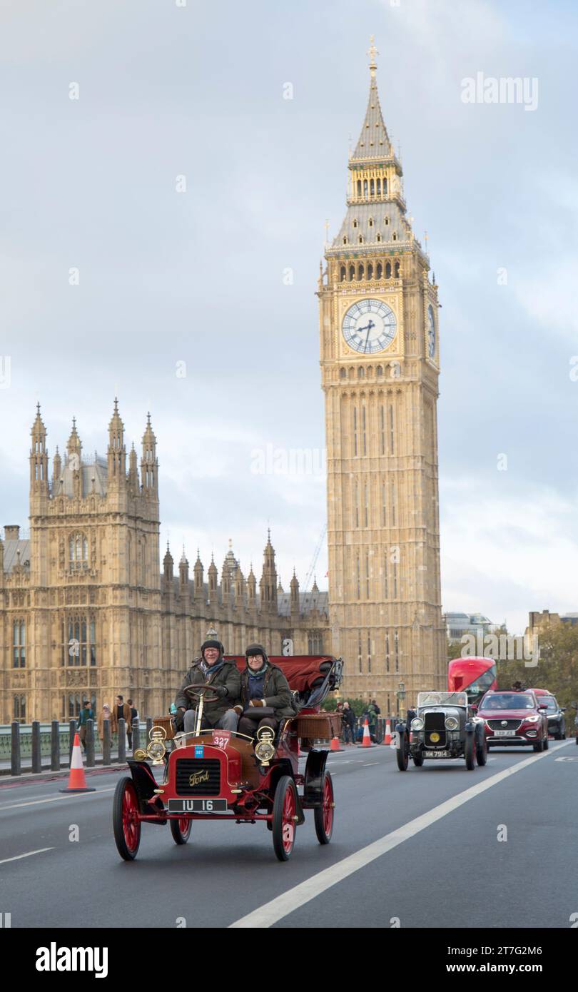 Entrant 327 1904 Ford London To Brighton Veteran Car Run Westminster ...