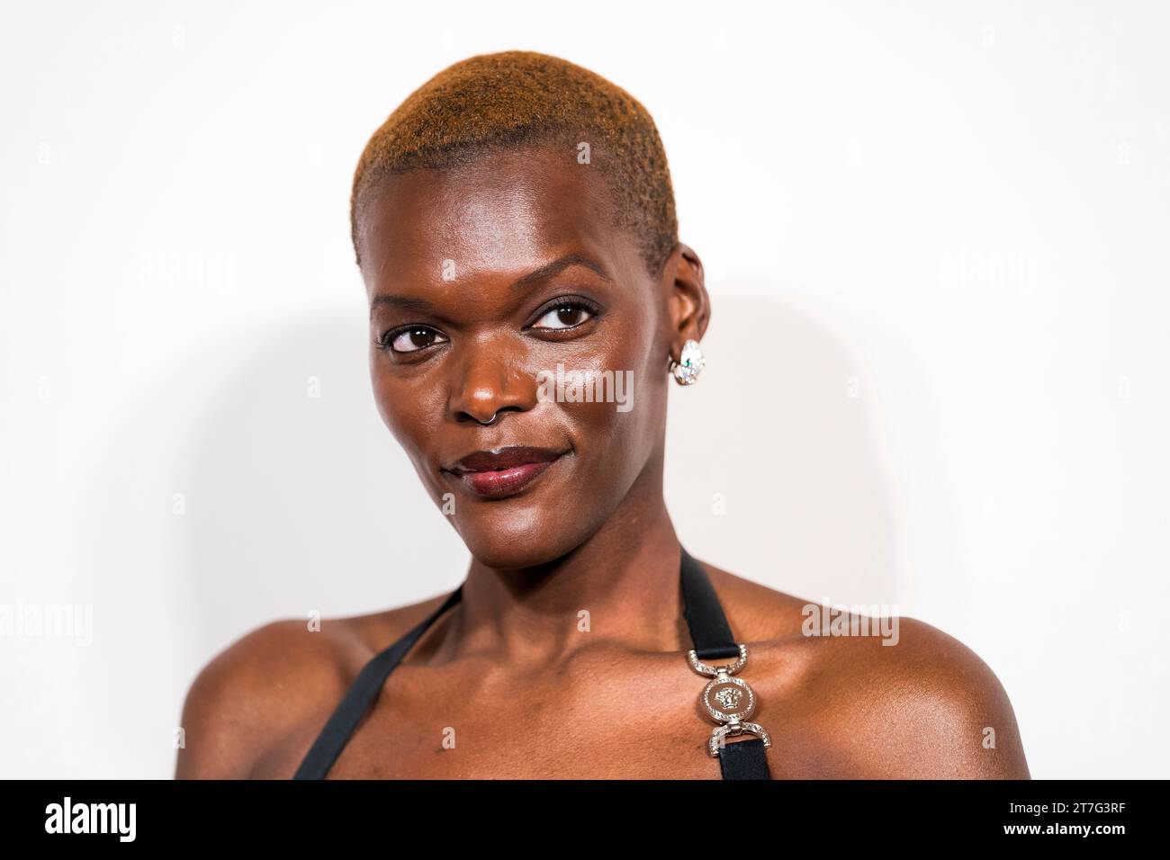 Sheila Atim poses for photographers upon arrival at the GQ Men of the ...