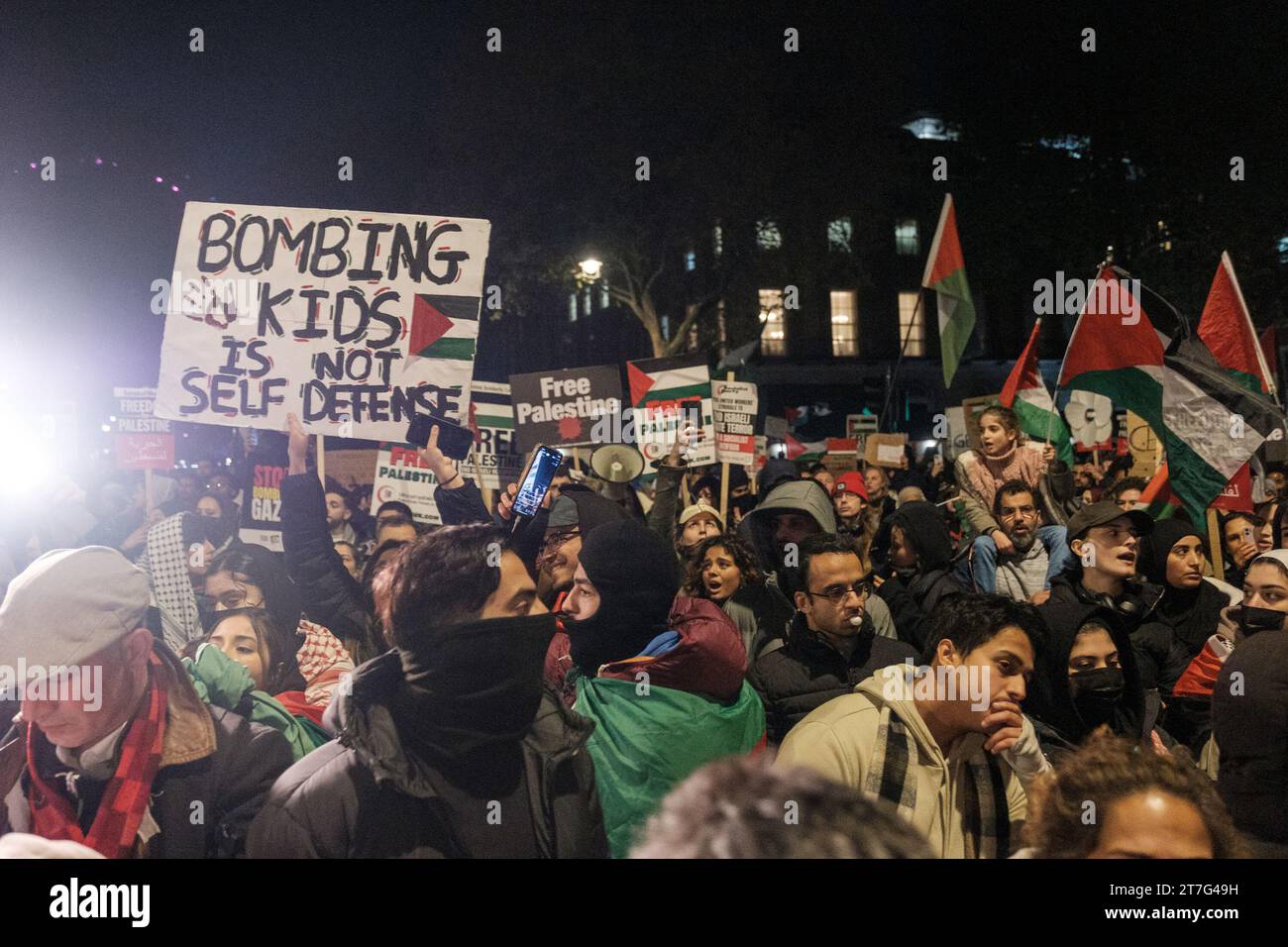 London, United Kingdom, 15/11/2023, Pro Palestine Protestors took over ...