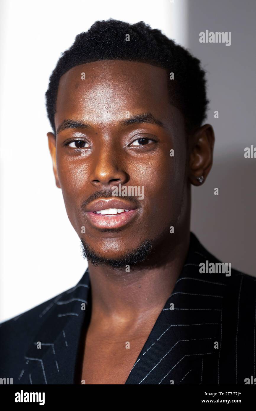 Micheal Ward poses for photographers upon arrival at the GQ Men of the ...