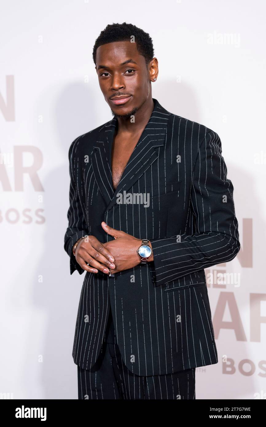 Micheal Ward poses for photographers upon arrival at the GQ Men of the ...