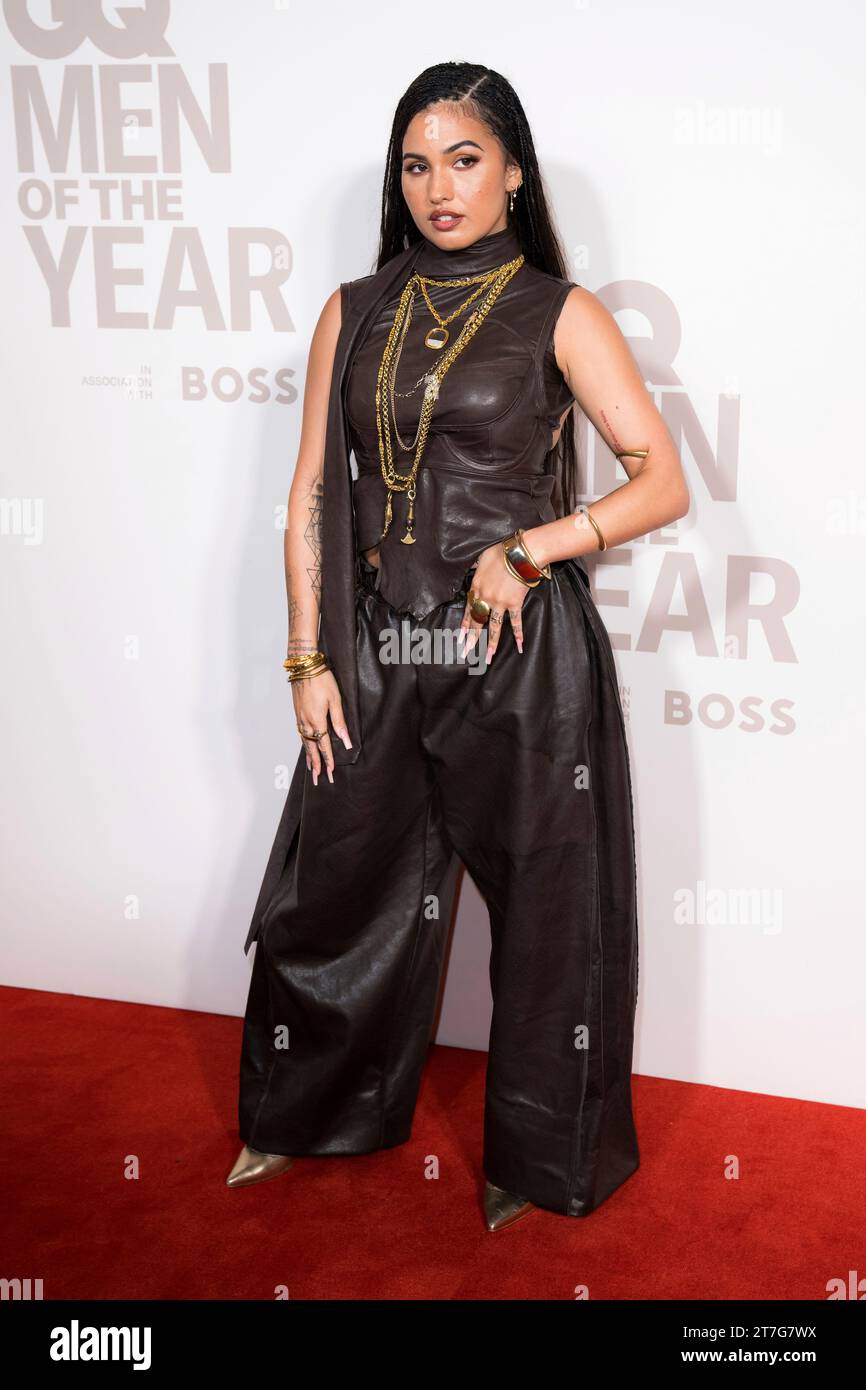 Mabel poses for photographers upon arrival at the GQ Men of the Year ...