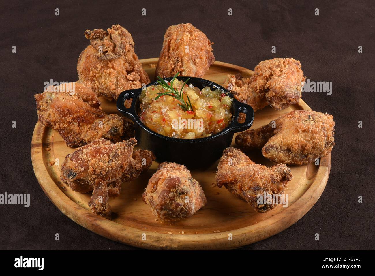panko breaded and fried chicken served with sweet and sour chili sauce ...