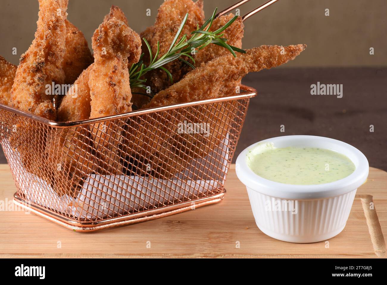 delicious pieces of fried fish breaded with flour Stock Photo - Alamy