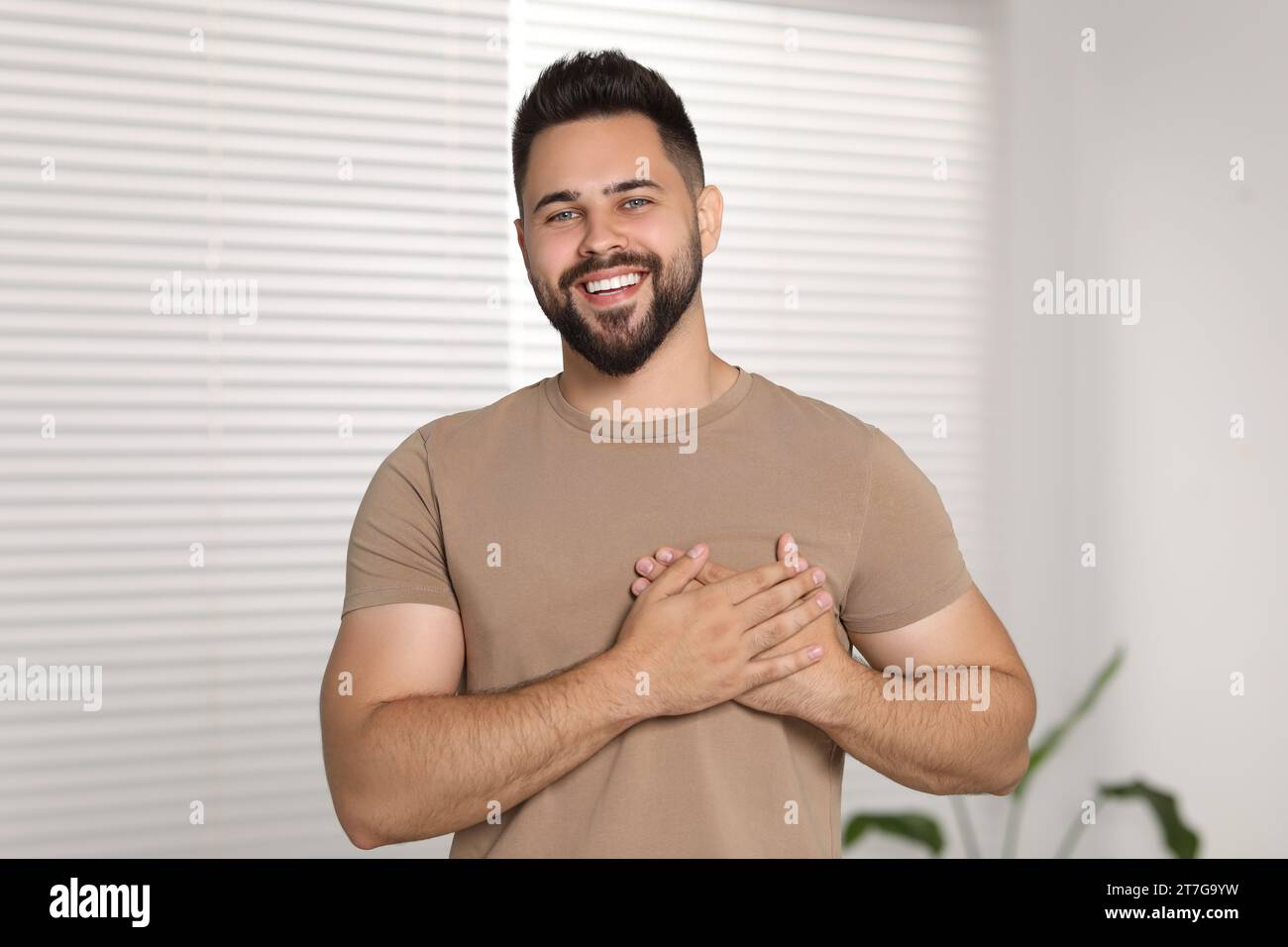 Thank you gesture hi-res stock photography and images - Alamy