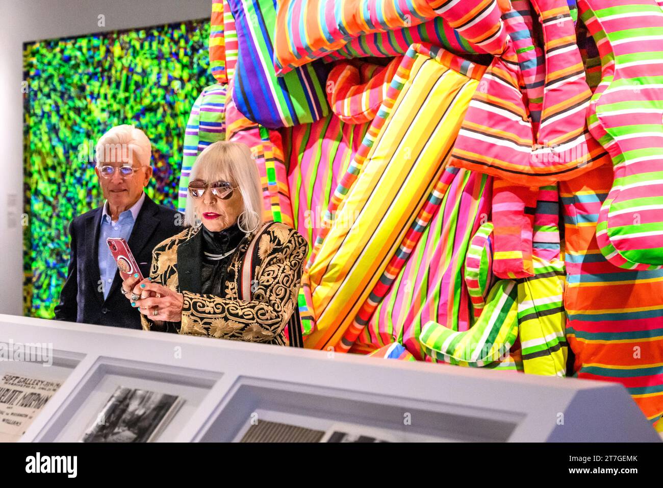 New York, USA, 15th Nov. 2023. Argentinian conceptual pop artist Marta ...