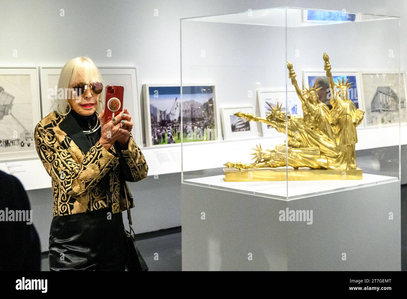 New York, USA,15th Nov. 2023. Argentinian conceptual pop artist Marta ...