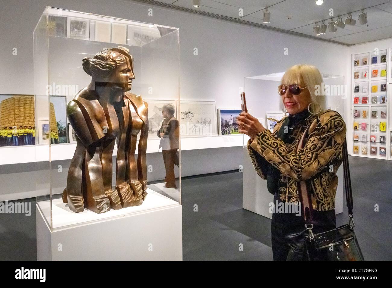 New York, USA, 15th Nov. 2023. Argentinian conceptual pop artist Marta ...