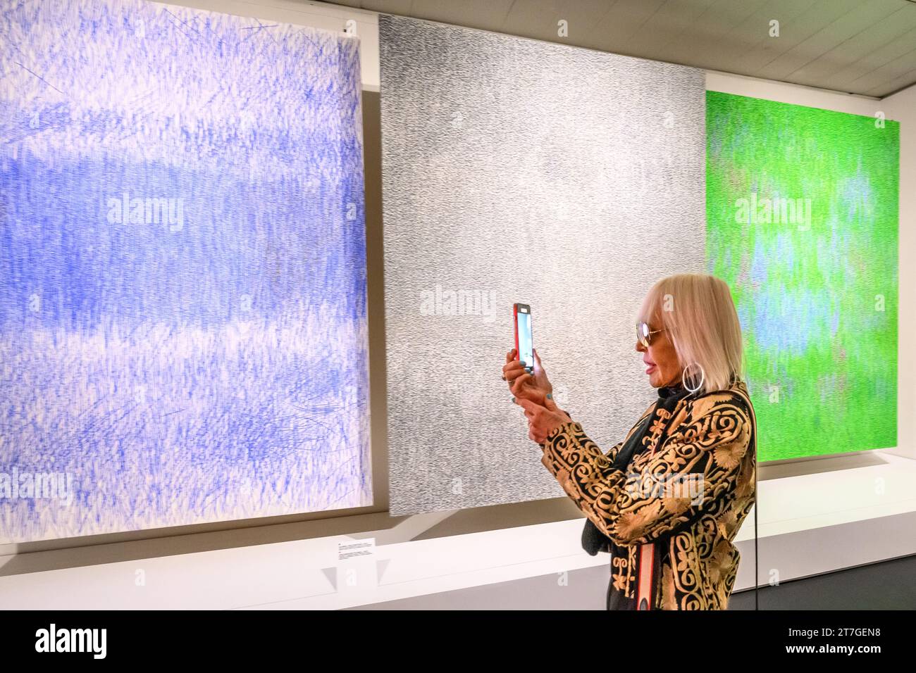 New York, USA, 15th Nov. 2023. Argentinian conceptual pop artist Marta ...