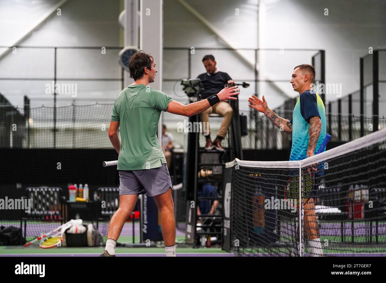 Stockholm, Good To Great tennis academy, Sweden, 11 15 2023, Denis ...