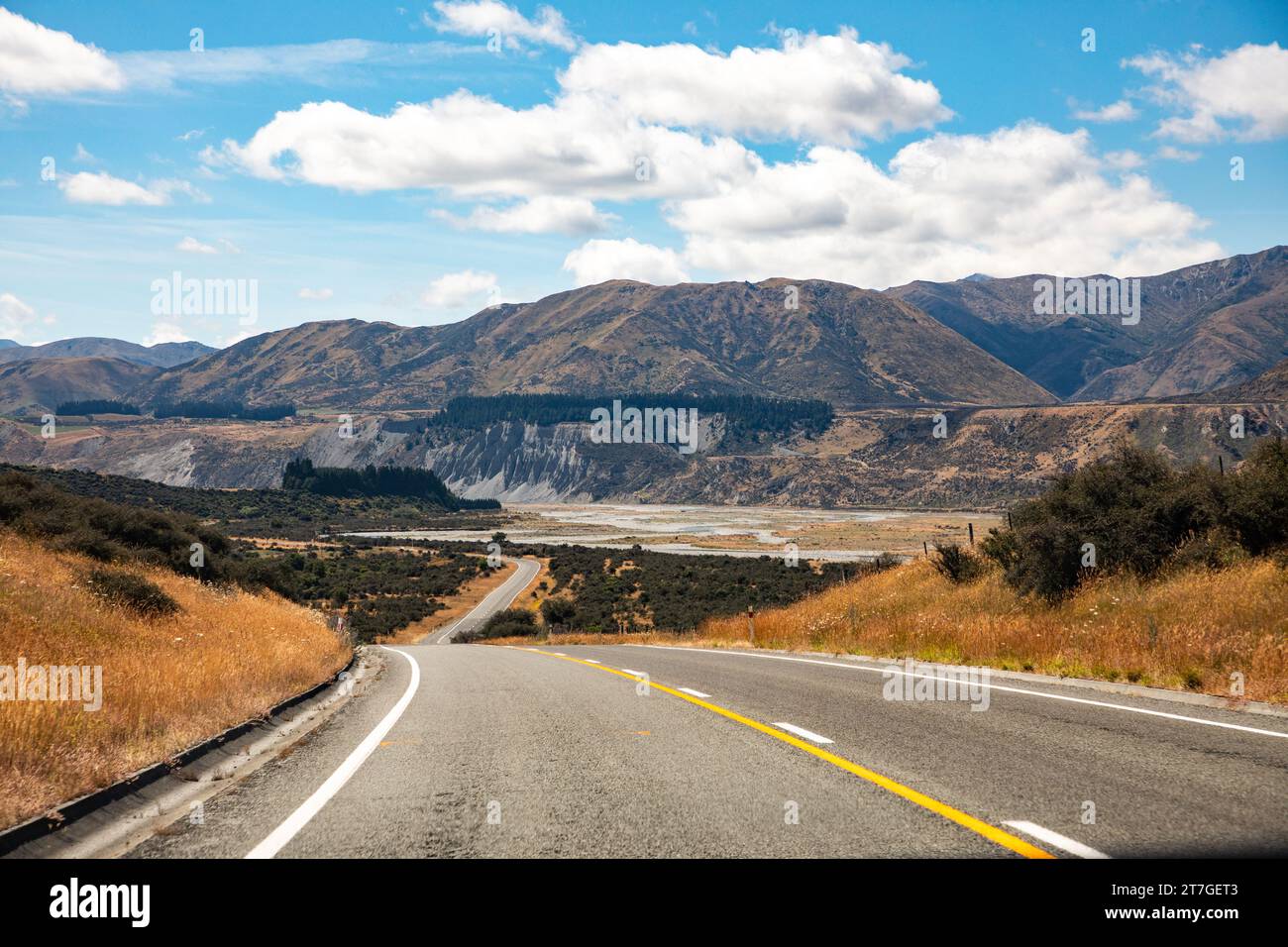scenic drive from christ church to Hanmer Springs via Hanmer springs ...