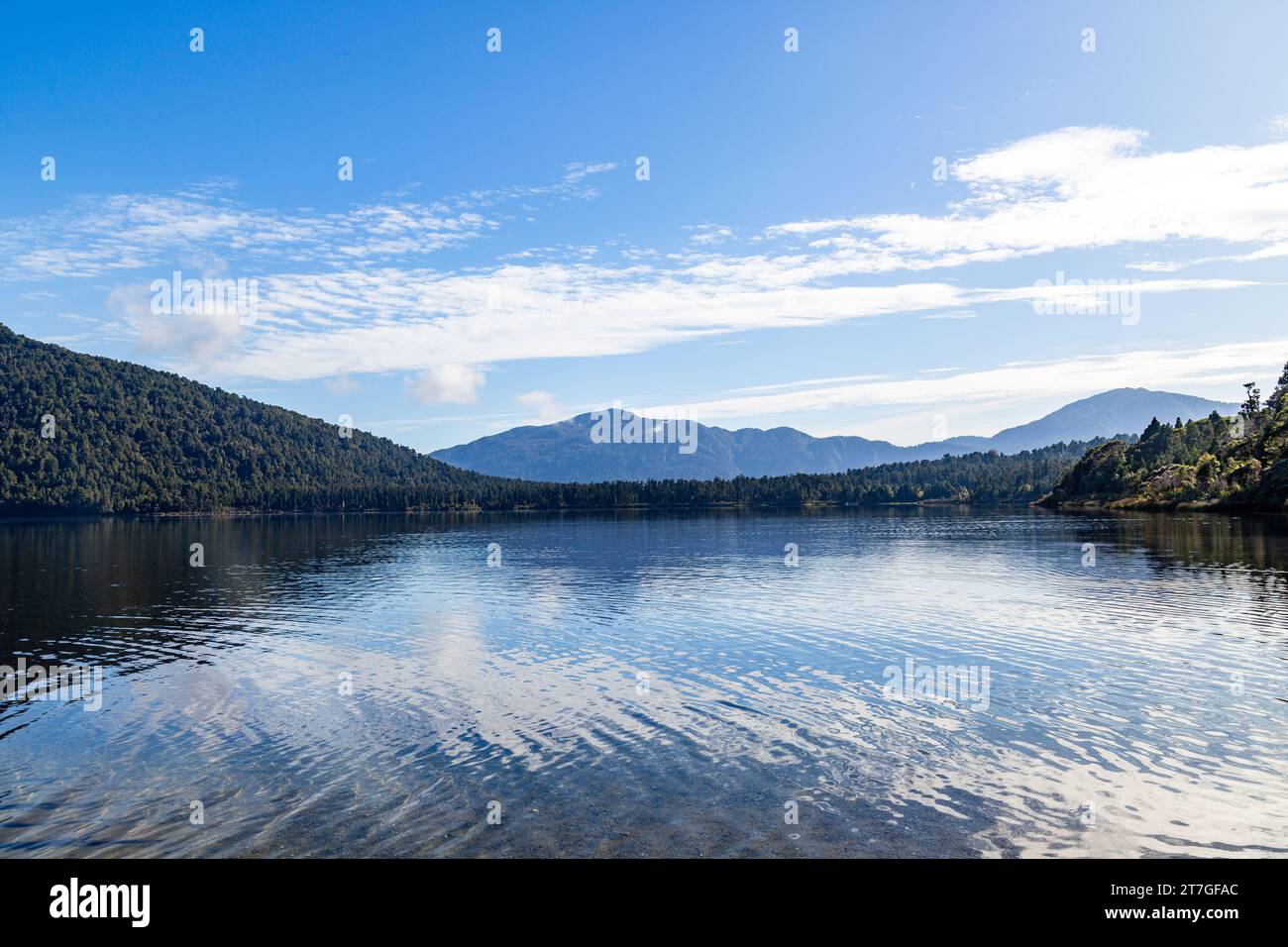 Lake Rotoiti is situated at the edge of the Nelson Lakes National Park ...