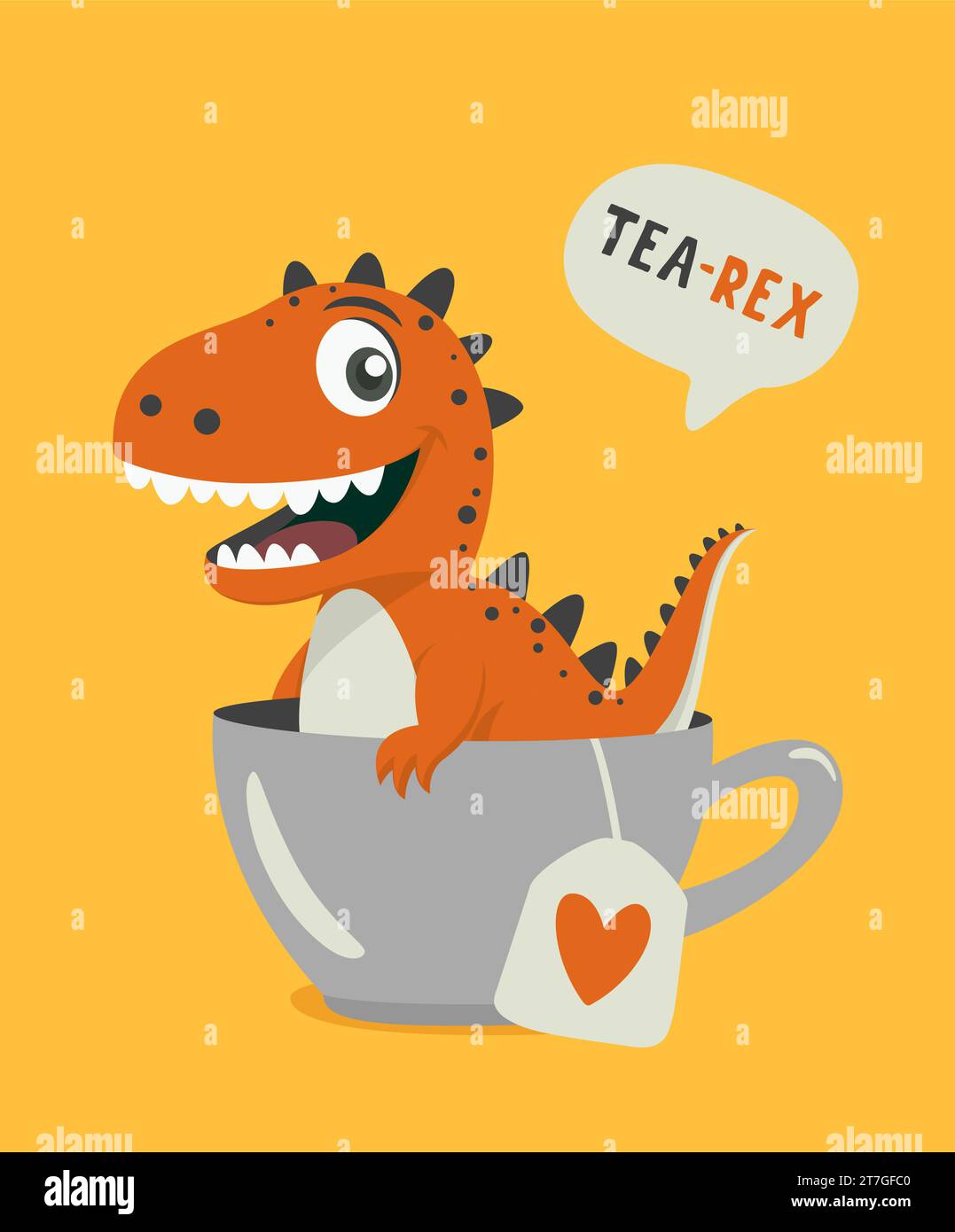 Children drinking tea Stock Vector Images - Alamy