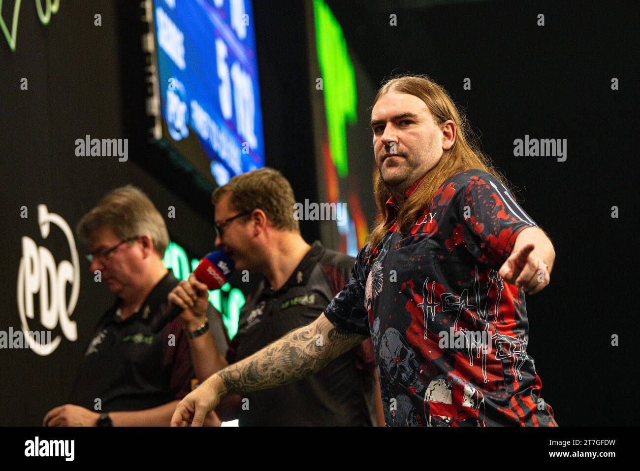 WV Active, Aldersley, Wolverhampton, UK. 15th Nov, 2023. 2023 PDC Grand ...