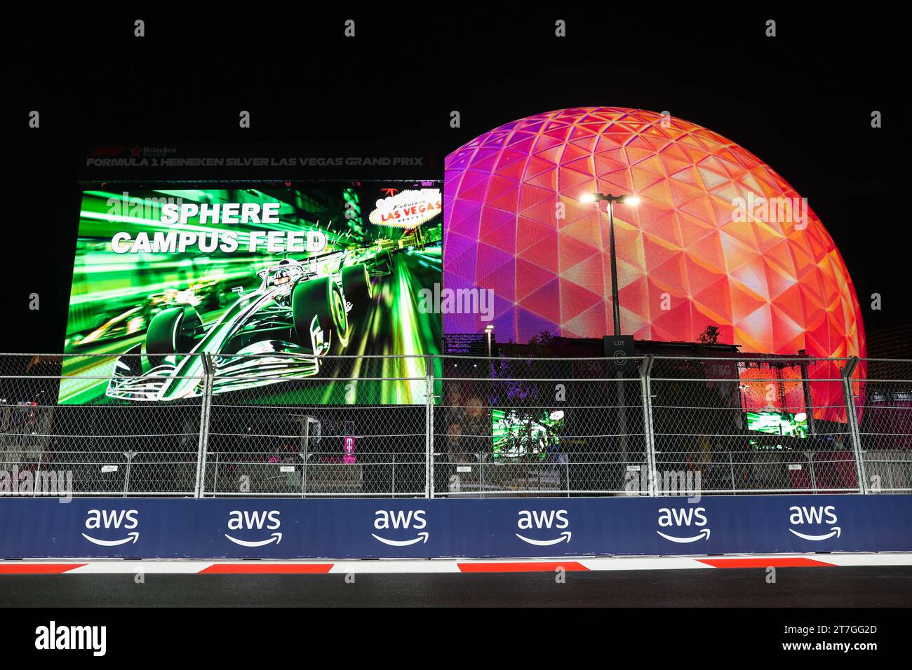 the sphere, illustration during the 2023 Formula 1 Heineken Silver Las ...