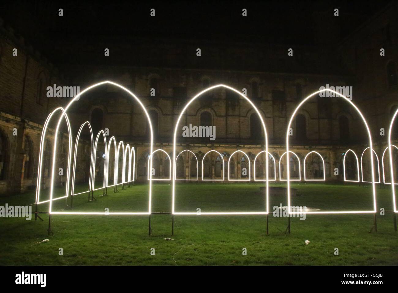 Durham Cathedral Cloister - Lumiere, Inner Cloister by Artist Adam ...