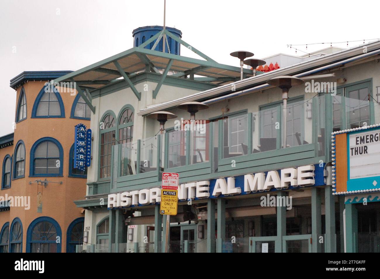 Ristorante Al Mare at Santa Monica Pier, Santa Monica California USA ...