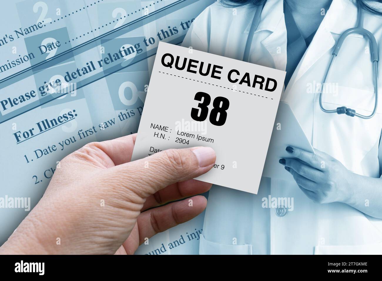 Waiting clinic patient number hi-res stock photography and images - Alamy