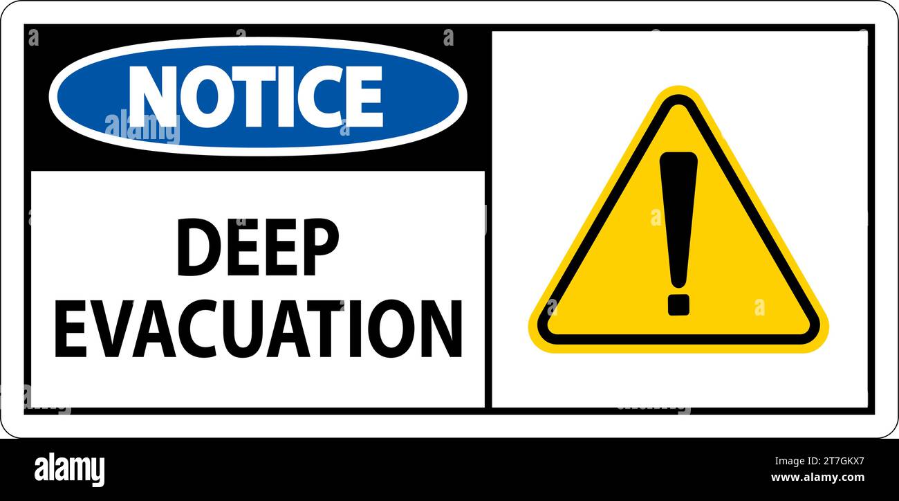 Hurricane evacuation sign Stock Vector Images - Alamy