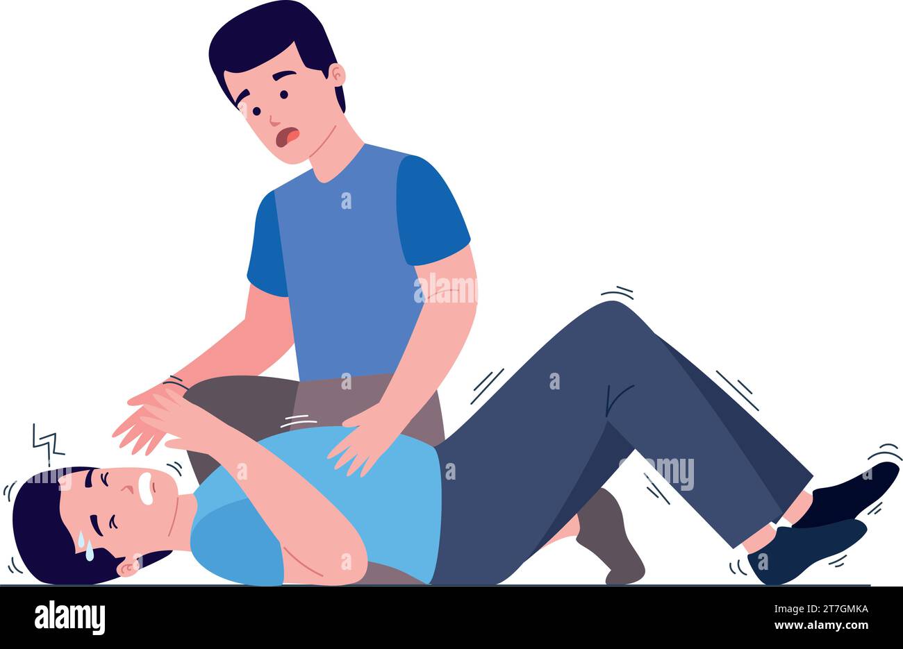 epilepsy man with seizures Stock Vector Image & Art - Alamy