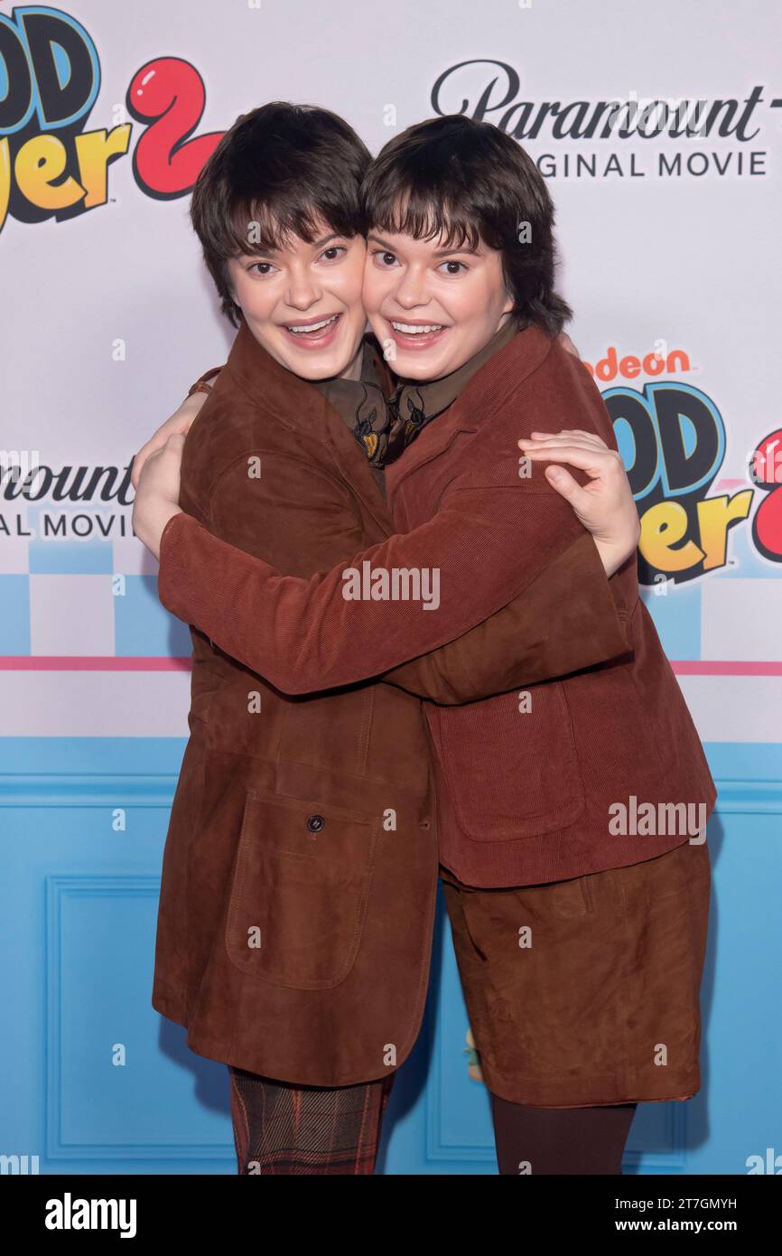 New York, United States. 14th Nov, 2023. (L-R) Emily Hinkler and ...