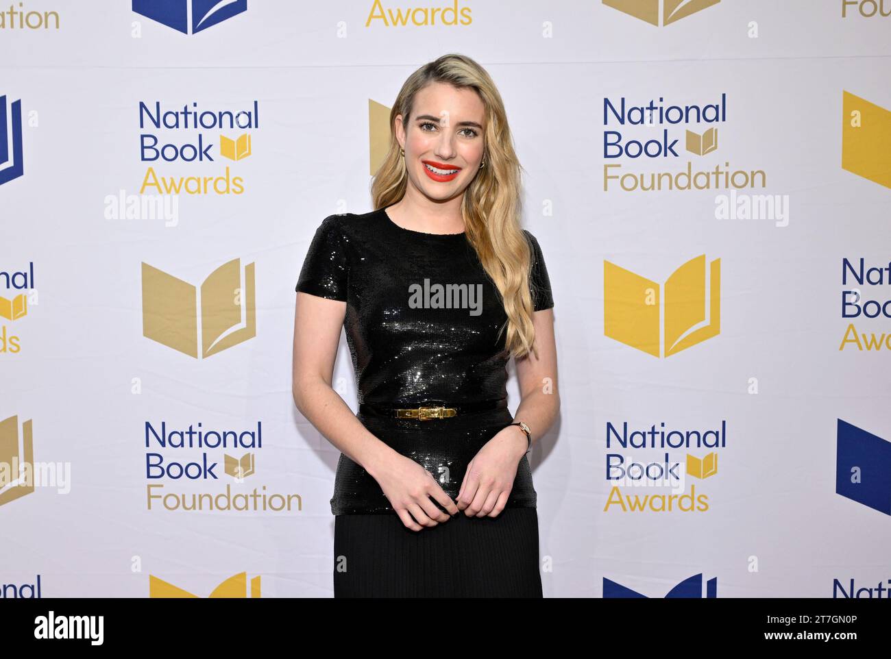 Emma Roberts attends the 74th National Book Awards ceremony at Cipriani ...