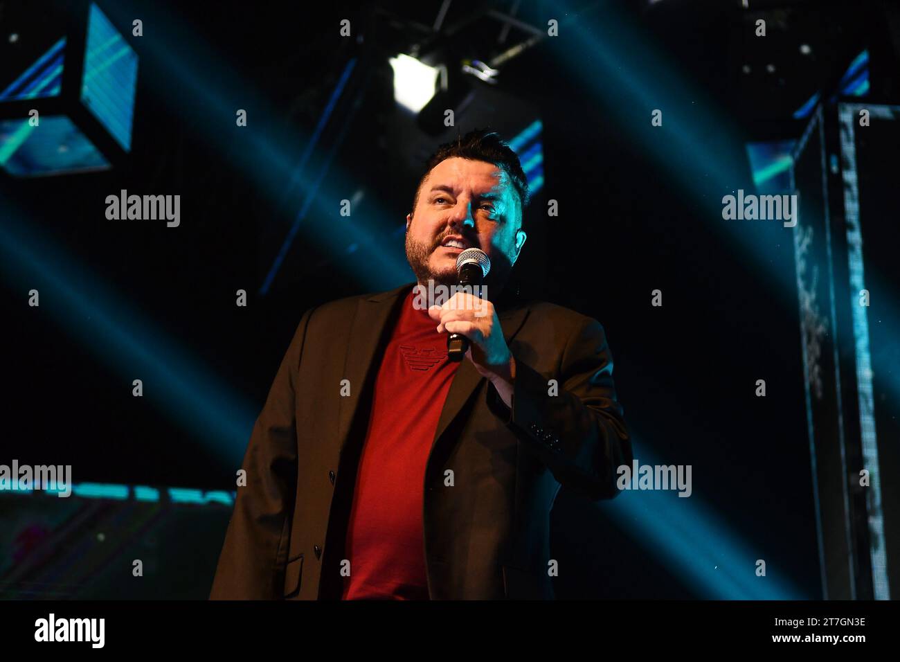 Rio de Janeiro, Brazil, November 14, 2023. Show by singers Bruno and ...