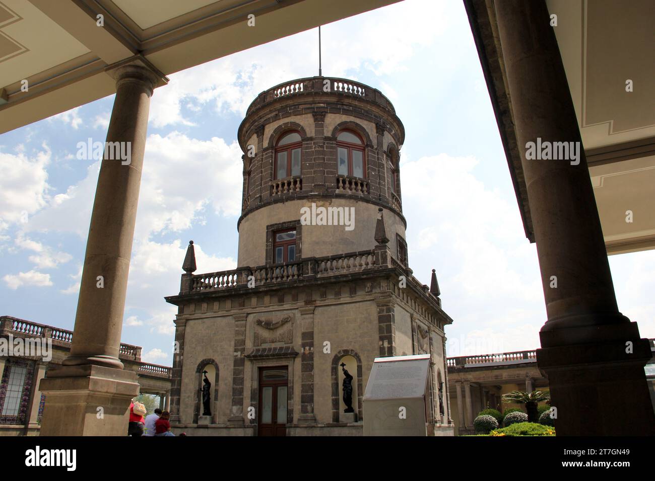 Mexico City, Mexico - August 9, 2023: The National History Museum in Chapultepec Castle has been ...