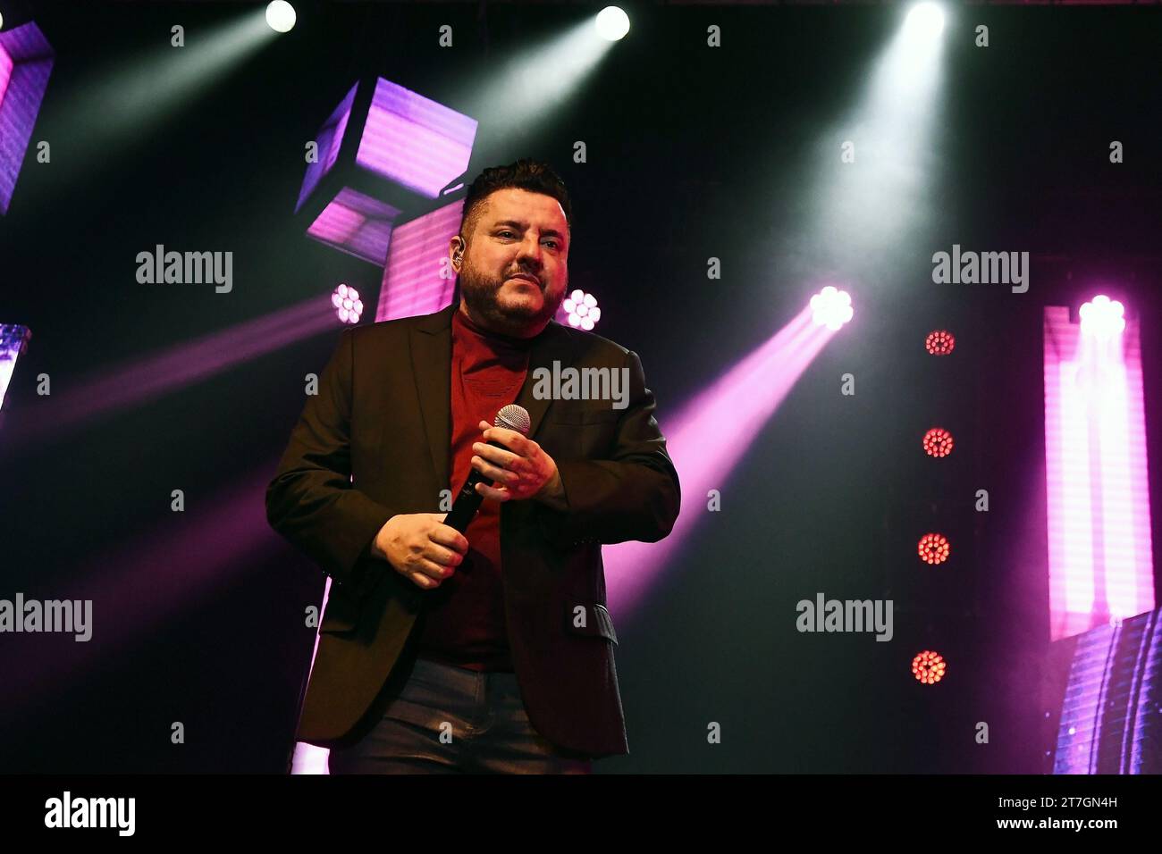 Rio de Janeiro, Brazil, November 14, 2023. Show by singers Bruno and ...