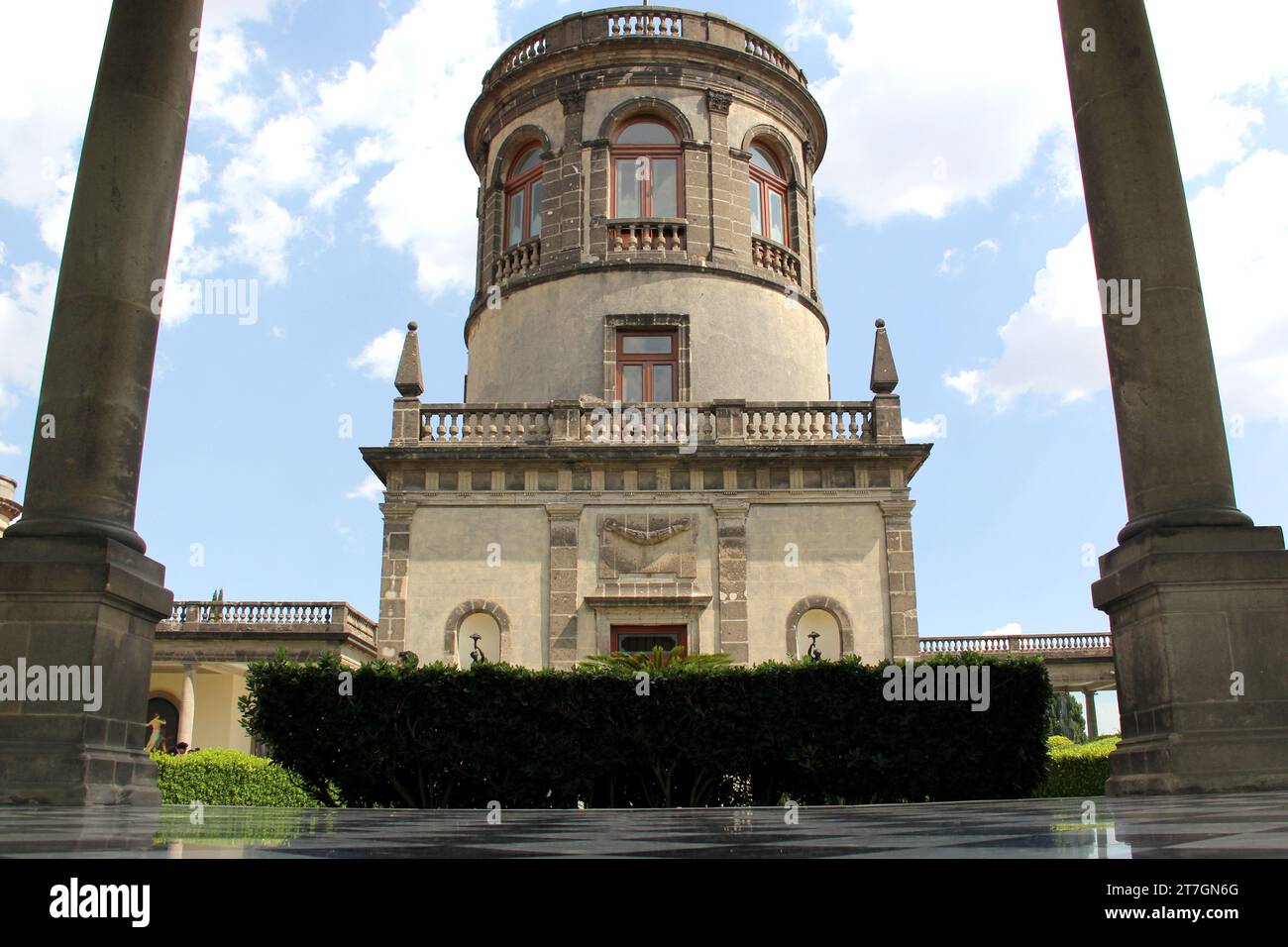 Mexico City, Mexico - August 9, 2023: The National History Museum in Chapultepec Castle has been ...