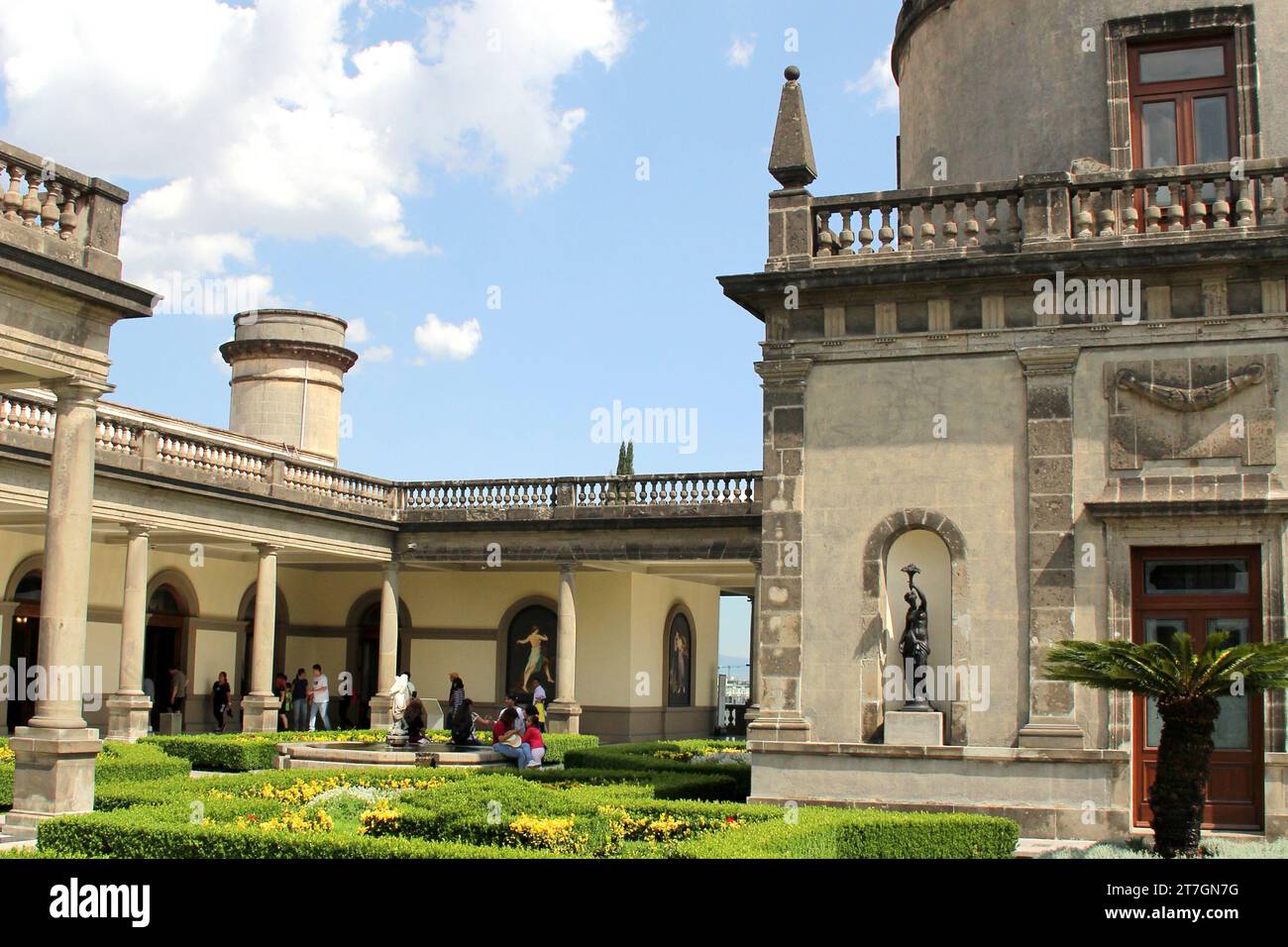 Mexico City, Mexico - August 9, 2023: The National History Museum in Chapultepec Castle has been ...