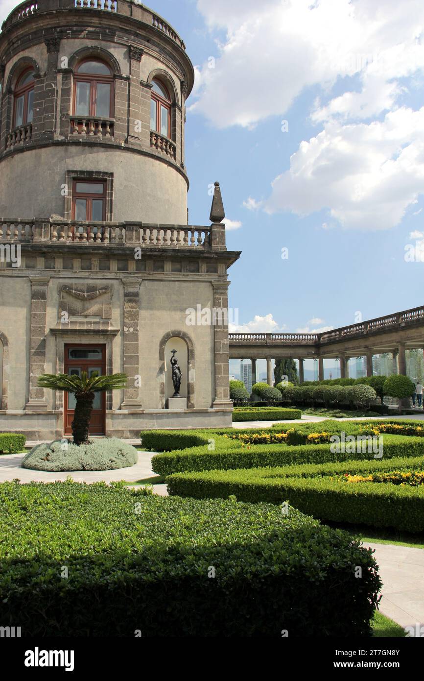Mexico City, Mexico - August 9, 2023: The National History Museum in Chapultepec Castle has been ...