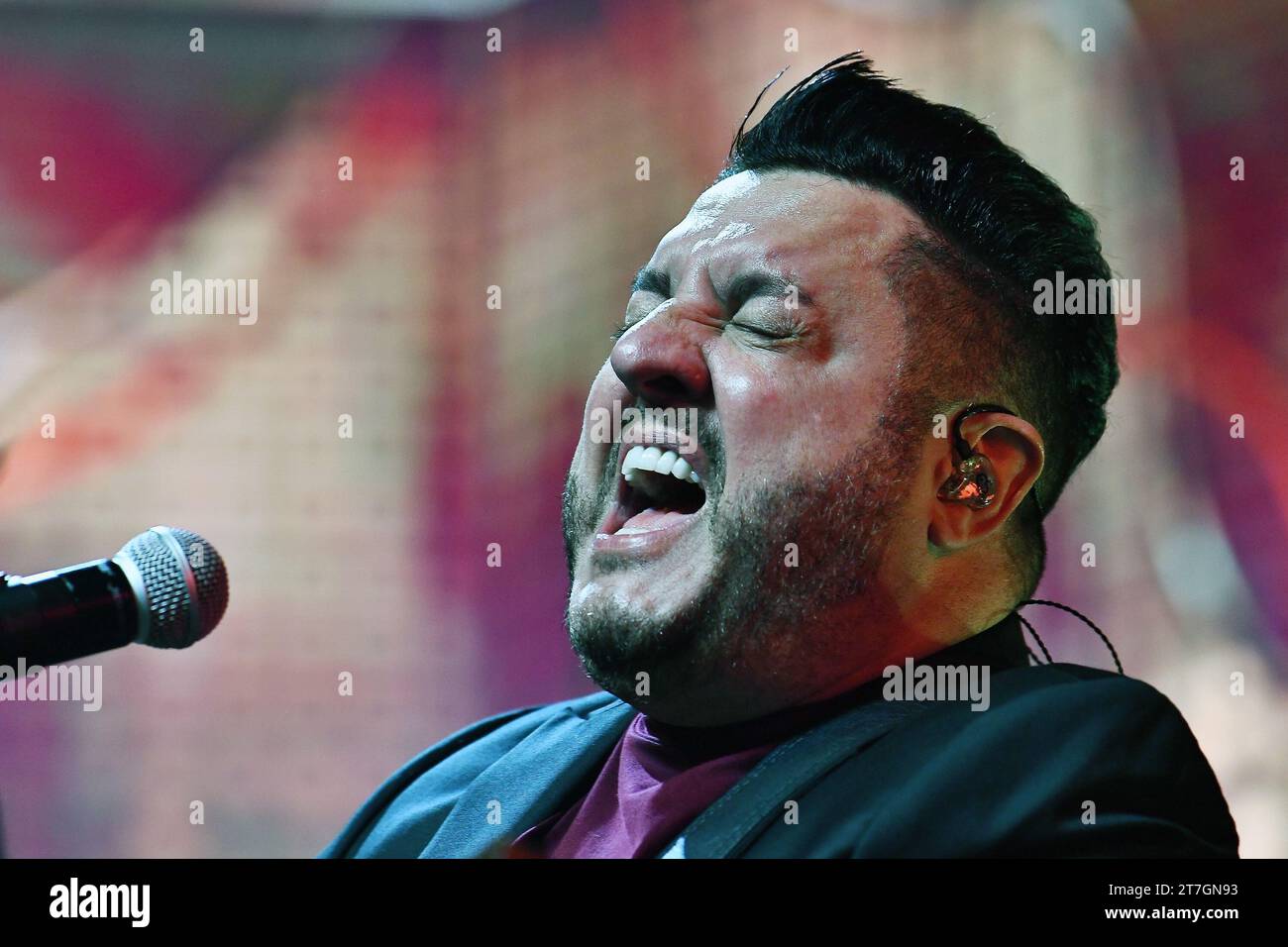 Rio de Janeiro, Brazil, November 14, 2023. Show by singers Bruno and ...