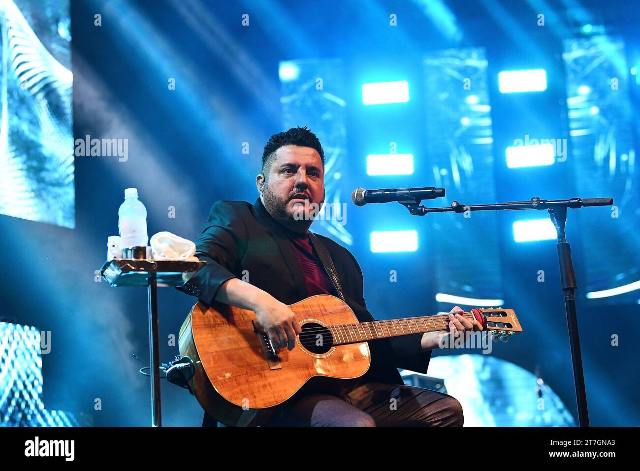 Rio de Janeiro, Brazil, November 14, 2023. Show by singers Bruno and ...