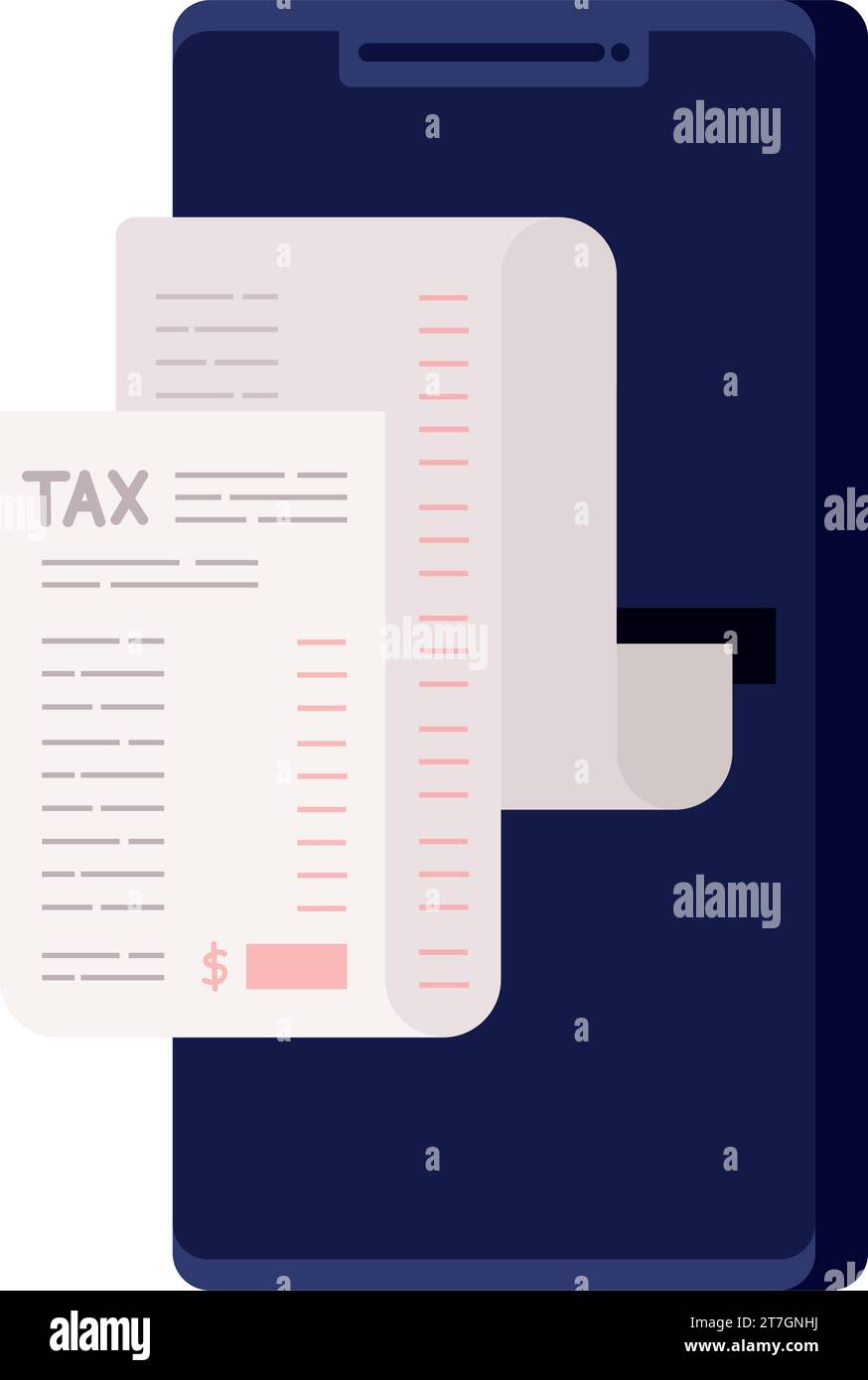 tax declaration online Stock Vector Image & Art - Alamy
