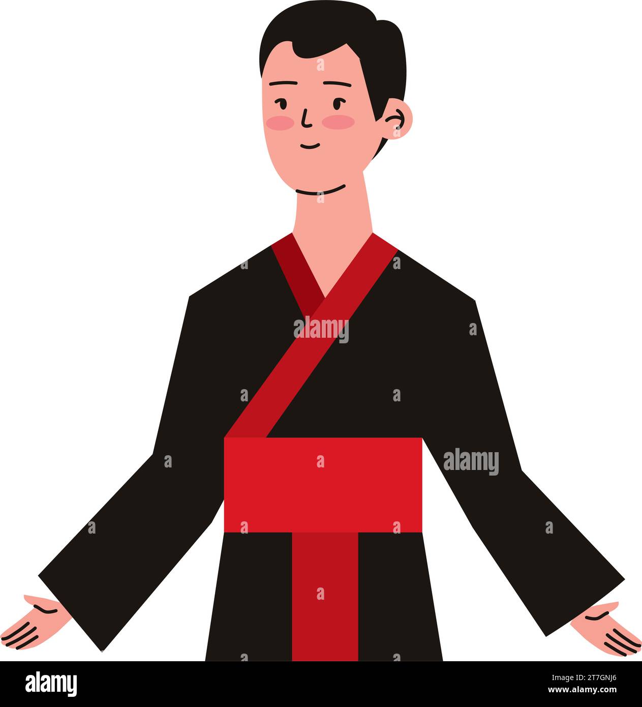 chinese young man Stock Vector Image & Art - Alamy