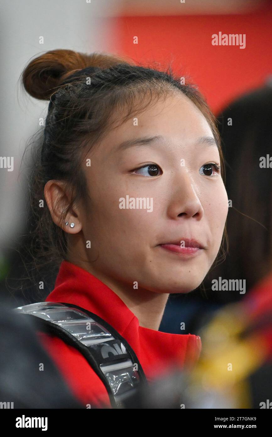 Santiago, Chile - october 19, 2023: Katelyn Jong - American gymnasts ...