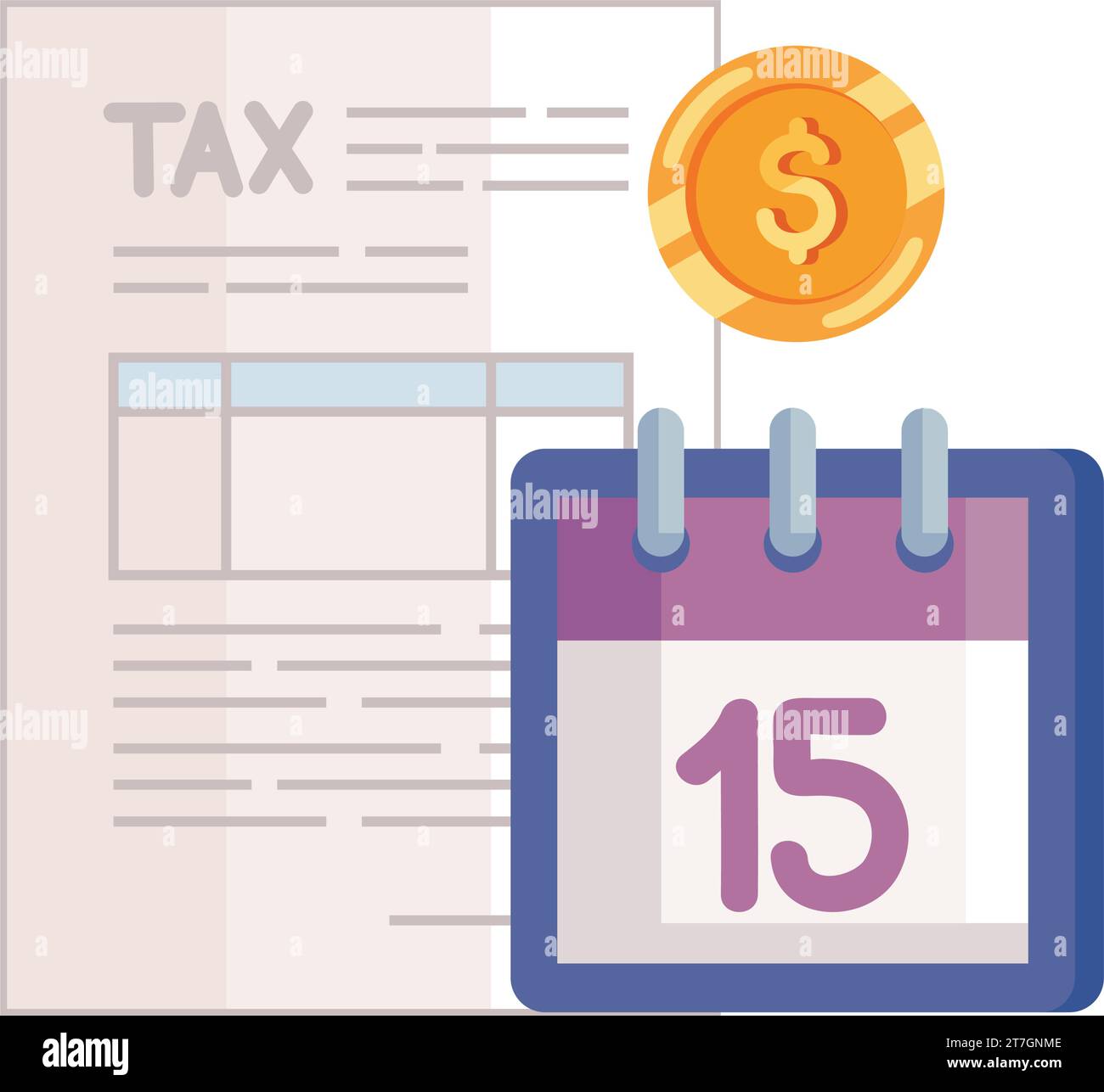 Tax declaration income form Stock Vector Images - Alamy