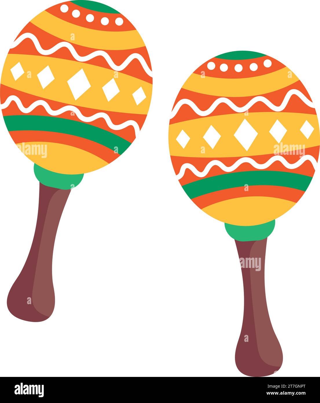 mexican instruments maracas Stock Vector Image & Art - Alamy