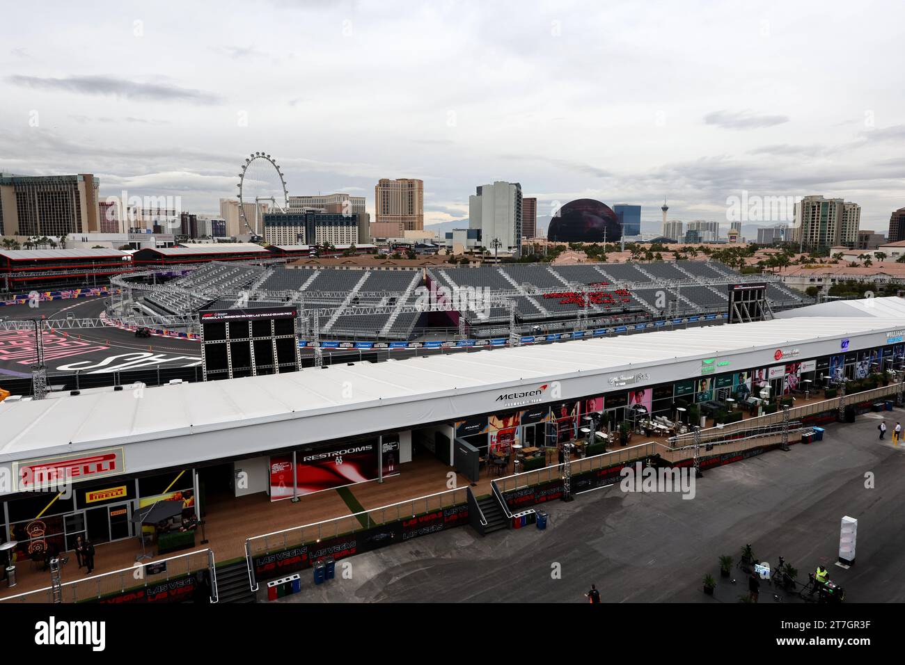 Las Vegas, USA. 15th Nov, 2023. Paddock atmosphere. Formula 1 World ...