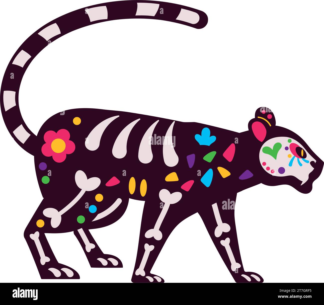 mexico animal tiger Stock Vector Image & Art - Alamy