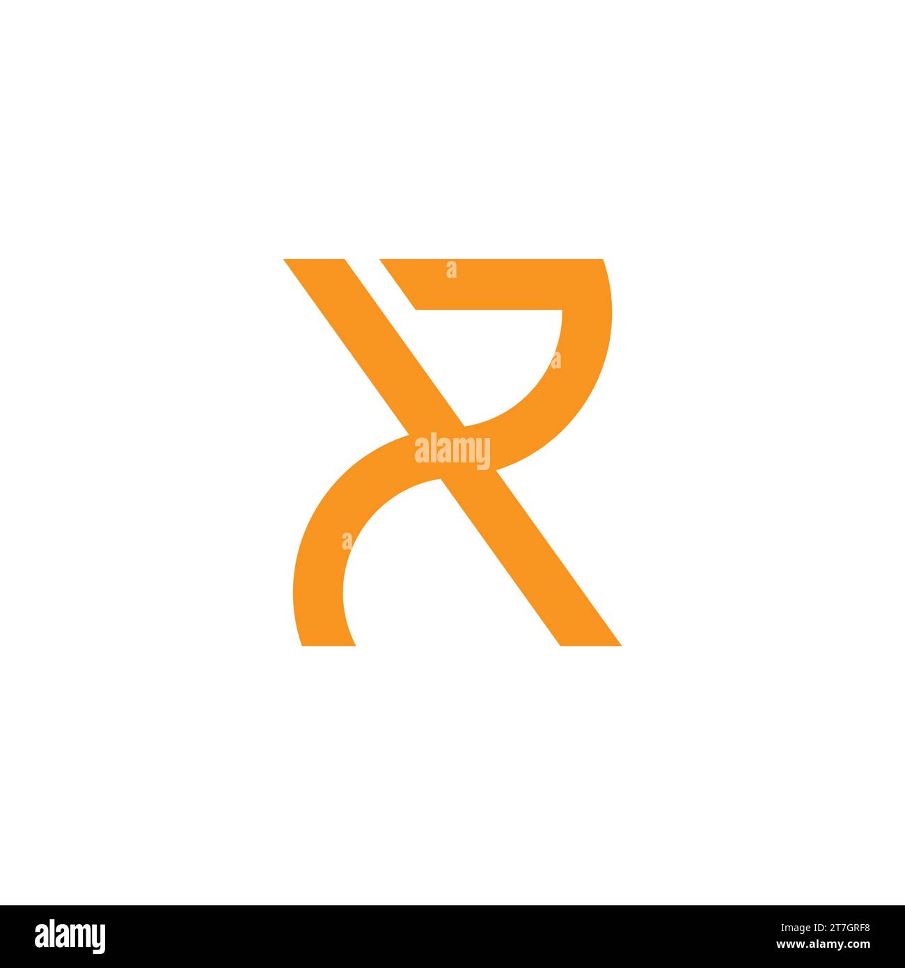 letter xr simple linked line logo vector Stock Vector Image & Art - Alamy