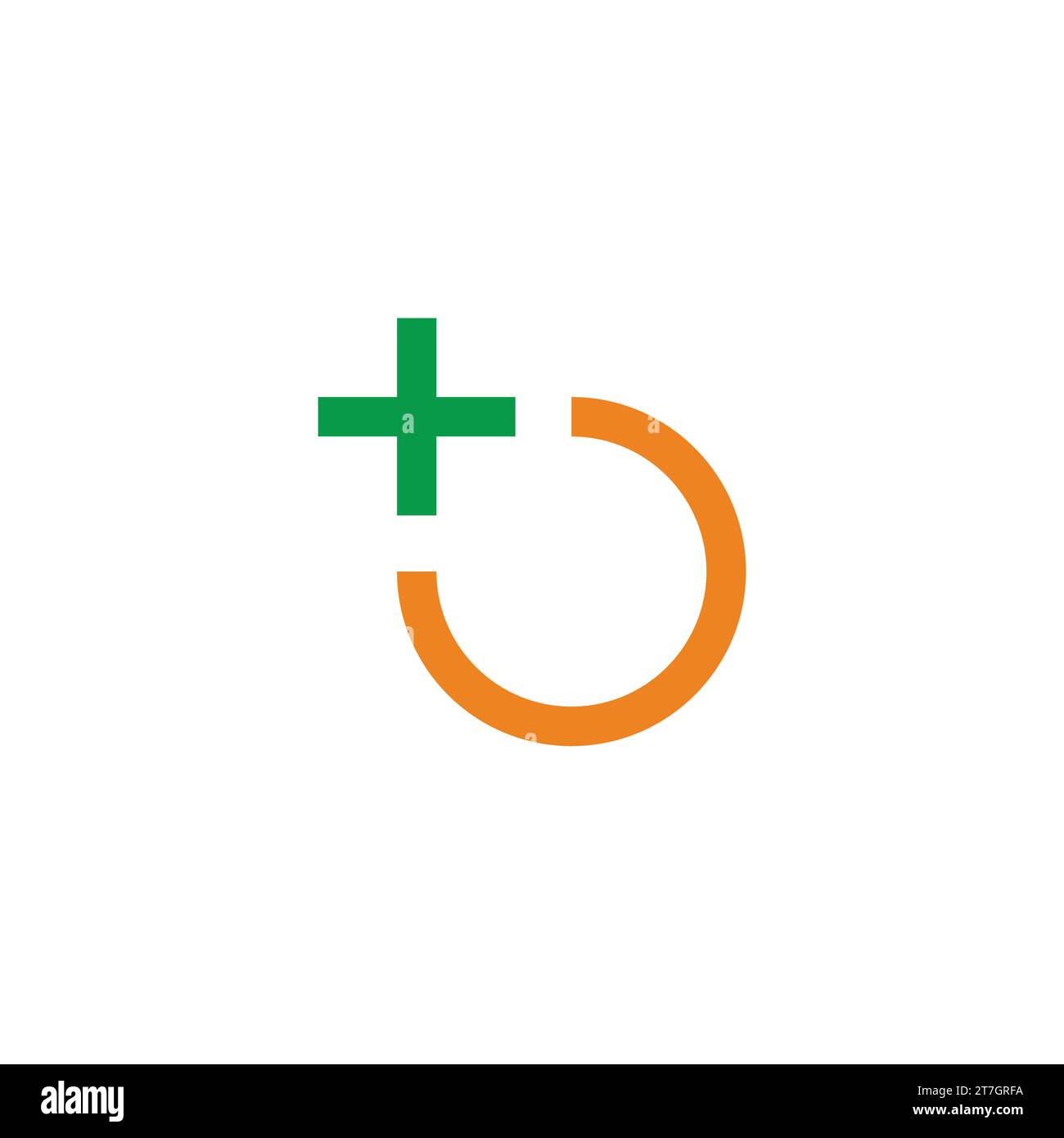 plus medical round circle process symbol vector Stock Vector Image ...