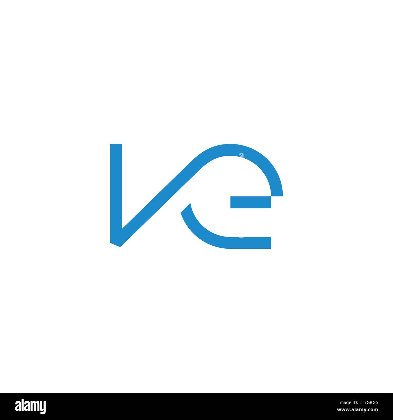 letter ve simple geometric linked line logo vector Stock Vector Image ... letter ve simple geometric linked line logo vector Stock Vector Image ...