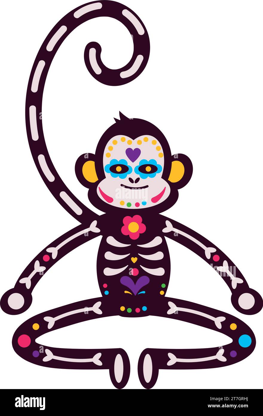 Mexican monkey Stock Vector Images - Alamy